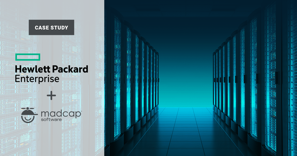 Hewlett Packard Enterprise Relies on MadCap Flare